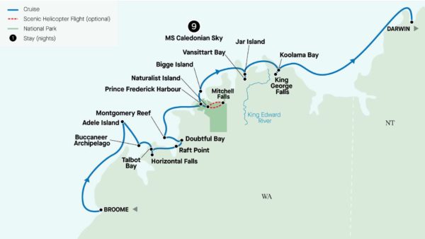 10 Day Grand Kimberley Coast Cruise from Broome - Kimberley Tours