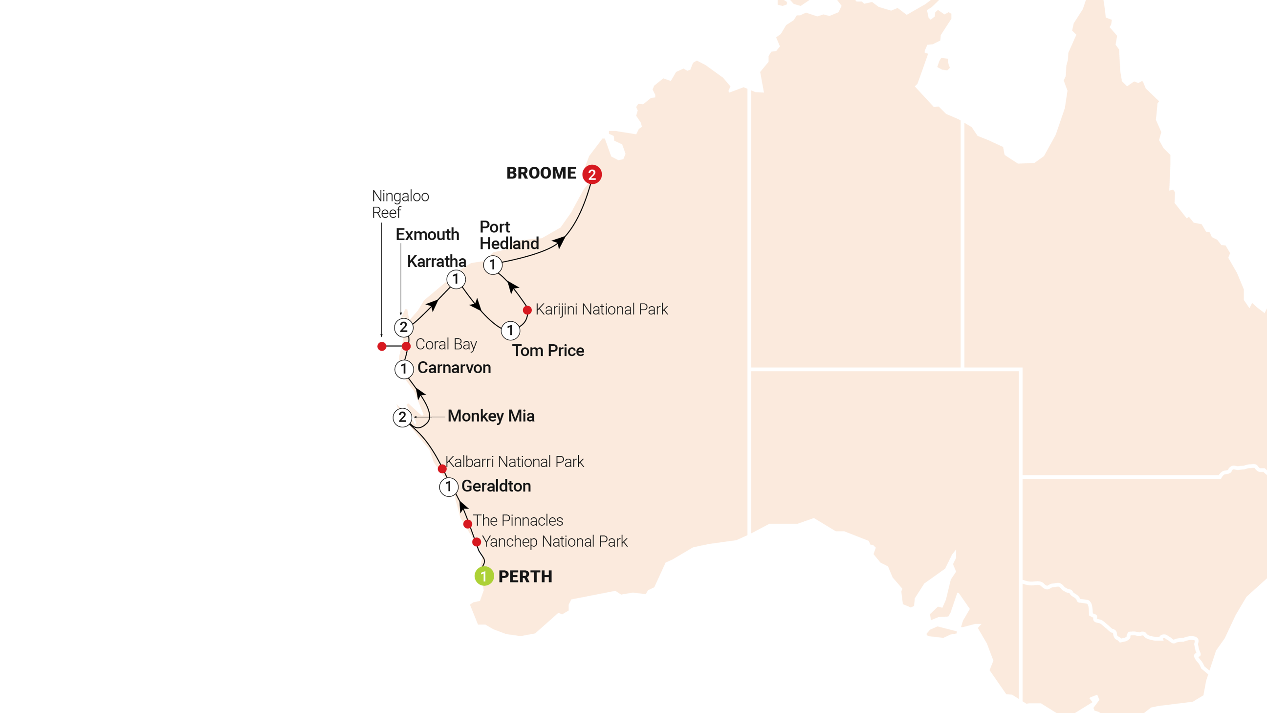 13 Day Wonders of the Pilbara & West Coast Tour - Kimberley Tours