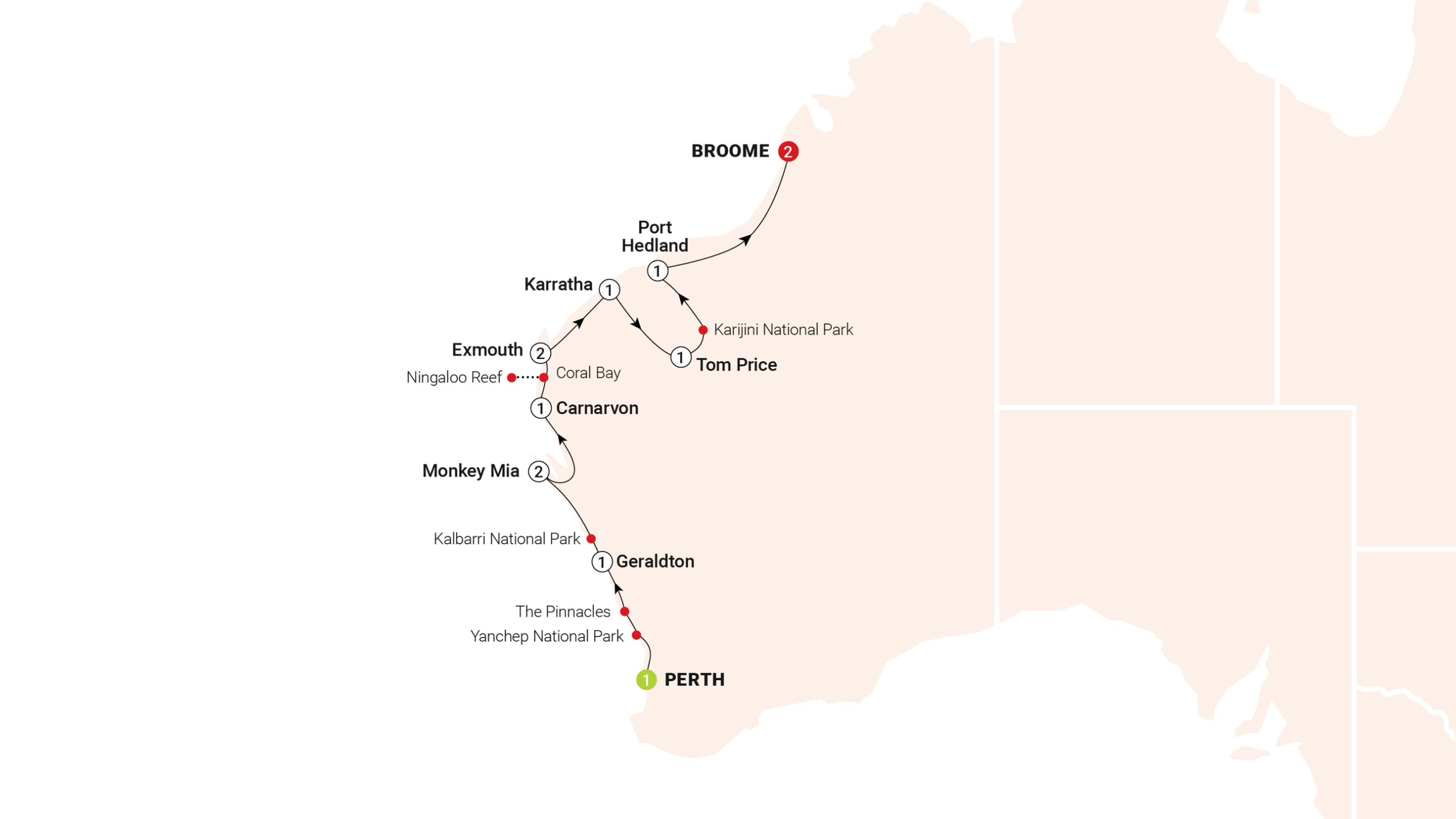 13 Day Wonders of the Pilbara & West Coast Tour - Kimberley Tours